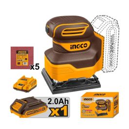 INGCO LITHIUM-ION CORDLESS SHEET SANDER | Radian Online Zambia