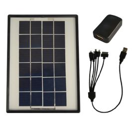 THUNDERBOLT SOLAR MOBILE PHONE CHARGER - 5 IN1 - SR-C-10W