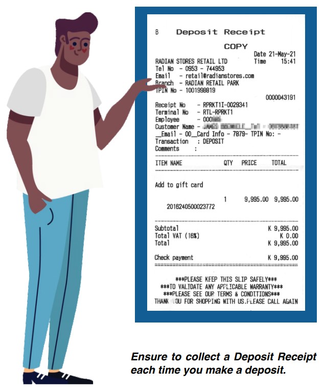 Radian Lay-By Service Ts & Cs | Radian Stores Zambia